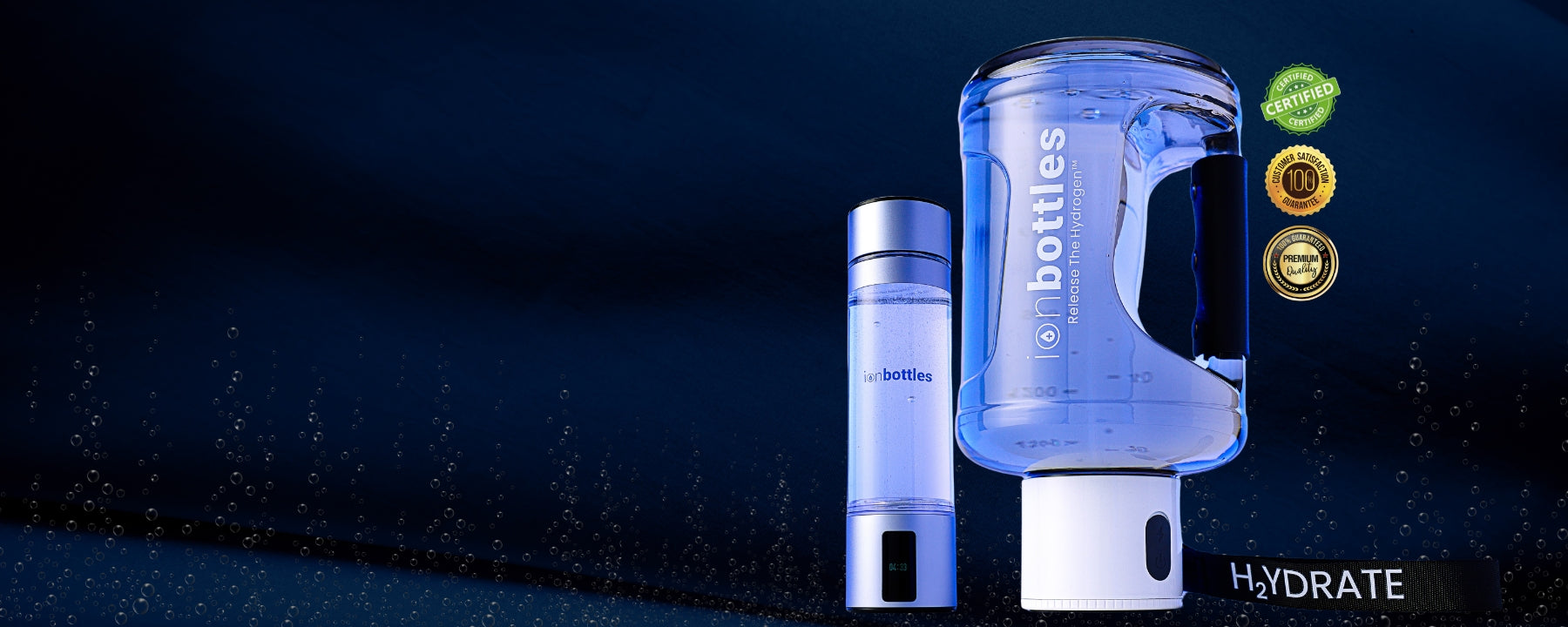 Hydrogen Water Bottles | IonBottles® Official Store